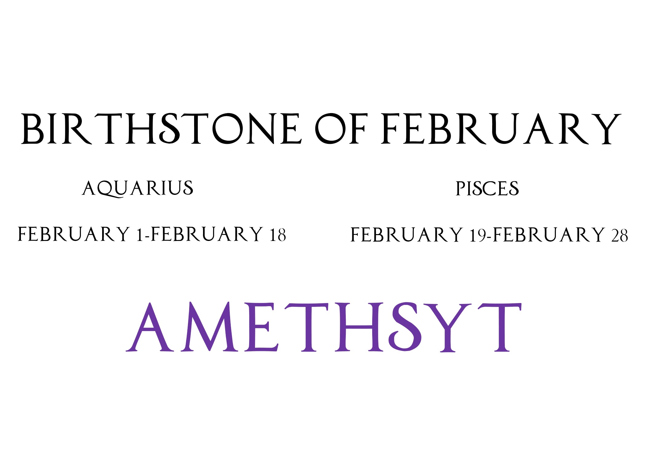 Birthstone Of February Amethyst Stone – Zanvari