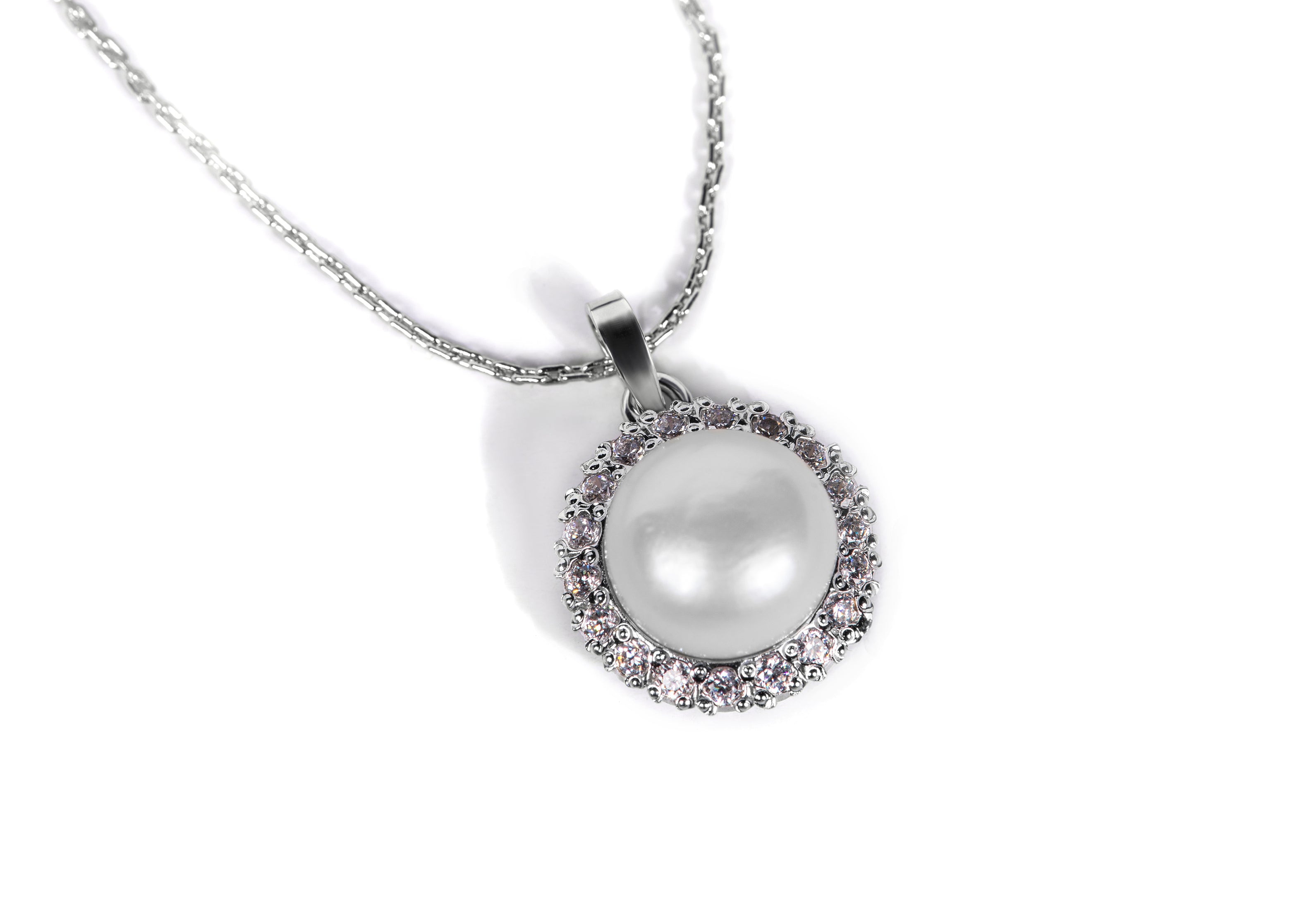 PEARL MOTI NECKLACE COLLECTION IN SILVER ONLINE – Zanvari