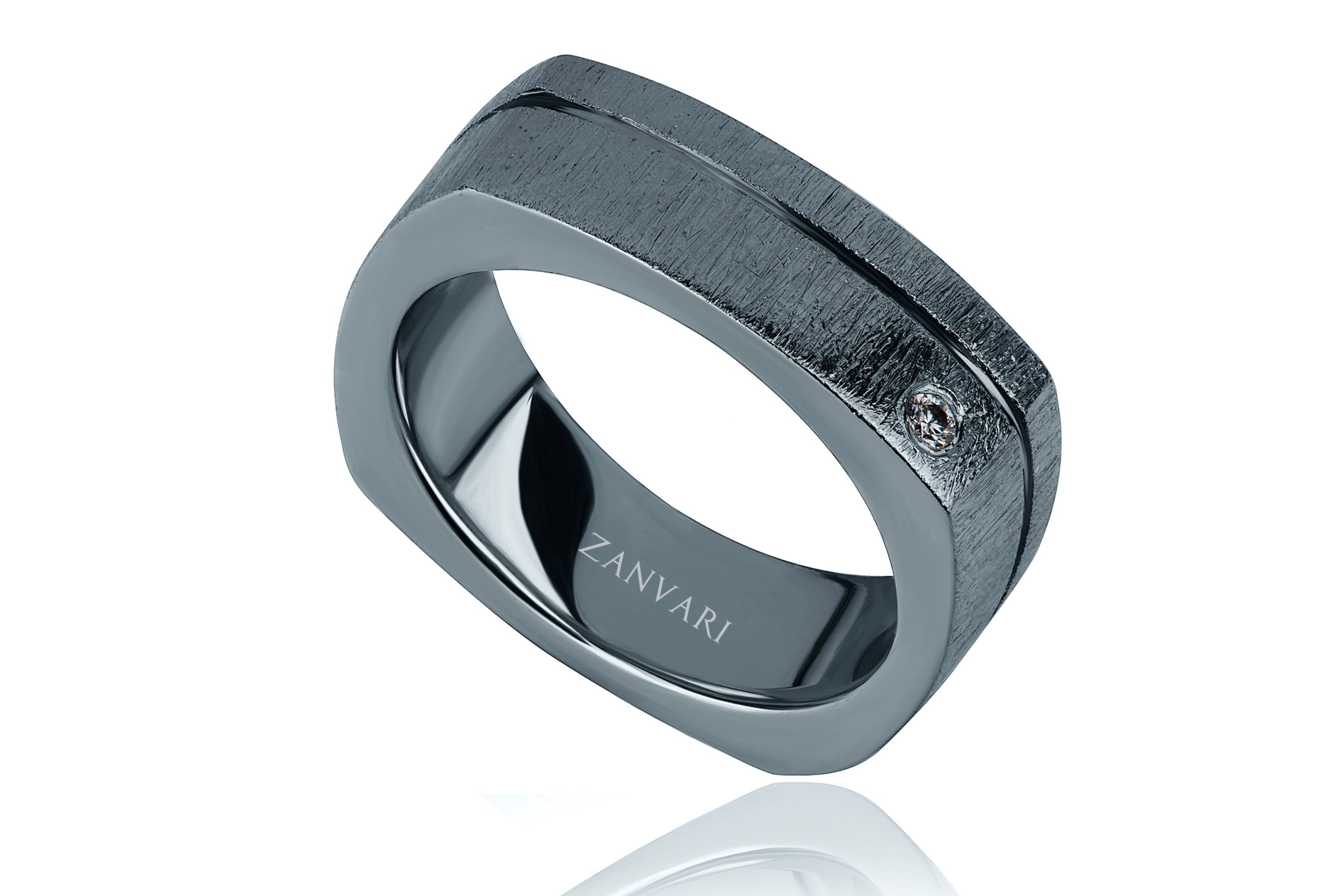 925 Silver Wedding Band- Male Premium Jewelry – Zanvari