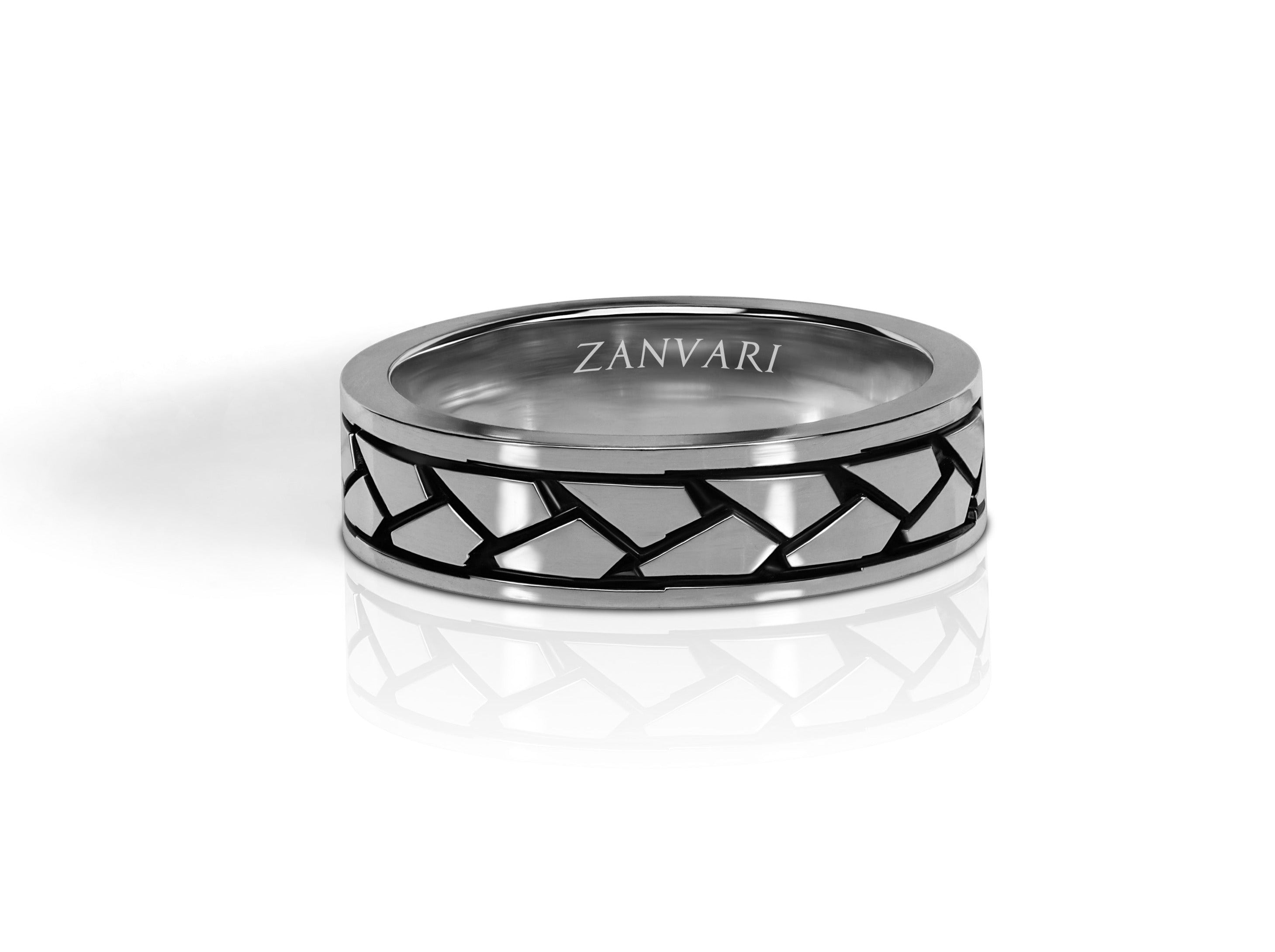 MEN'S RING IN STERLING SILVER ONLINE – Zanvari